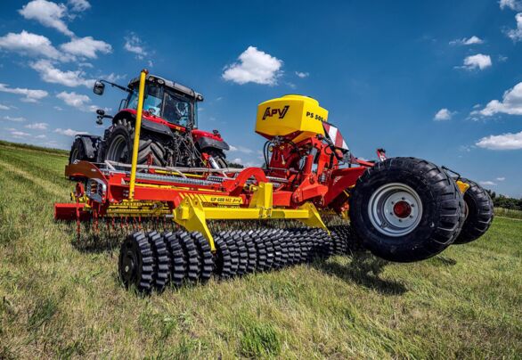 La herse Pro GP 600 M2 d’APV disponible 6 mètres - Pleinchamp