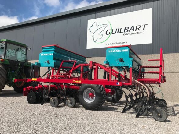 Guilbart présente le semoir direct T-Drill Contour en semi-porté ...