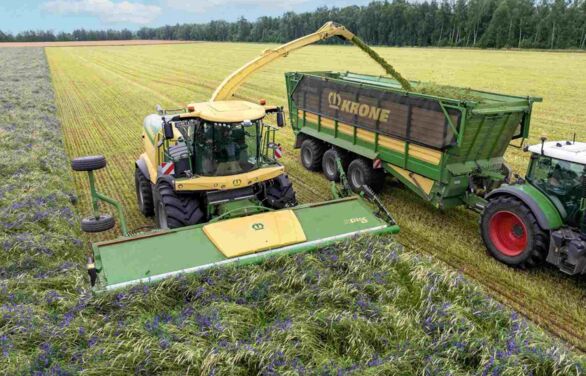 Krone dote ses BigX d’une coupe directe de 7,10 mètres - Pleinchamp