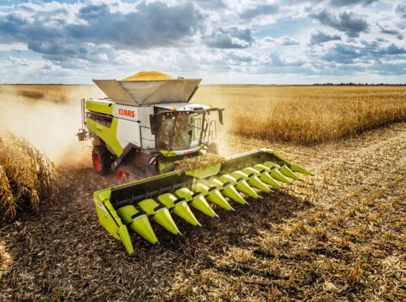 Claas présente les nouveaux cueilleurs à maïs Rovio 4 - Pleinchamp